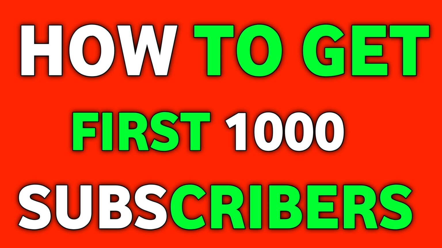 How To First 1000 Subscribers On YouTube In 2022 - The Sharp Blog